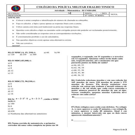 Atividade de Matemática 6º ano-2023-II unidade-MDC e MMC.docx.pdf