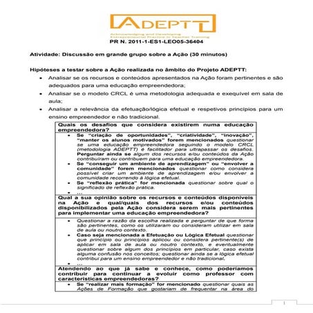 Focus Group activity | PDF