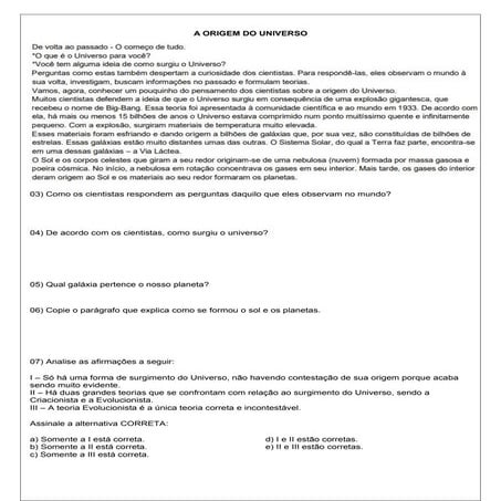 Ficha De Trabalho Helio Geo | PDF