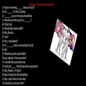 English's activities: Would you like...? | PPT