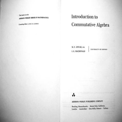 Atiyah mc donald-commutative-algebra (Đại số đại cương 2- Chuyên đề ...