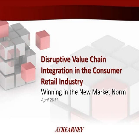 Disruptive Value Chain Integration in Consumer Product Industry | PPTX