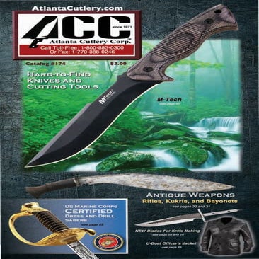 Atlanta cutlery: Unique knives, Military swords, Self defense tools ...