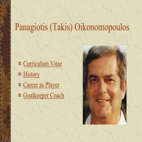 Goalkeeper of the Century--Greece 2000 | PPTX