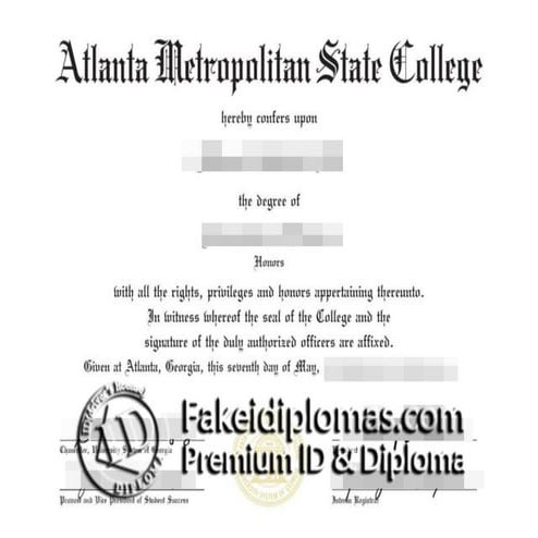 Atlanta Metropolitan State College degree | PDF