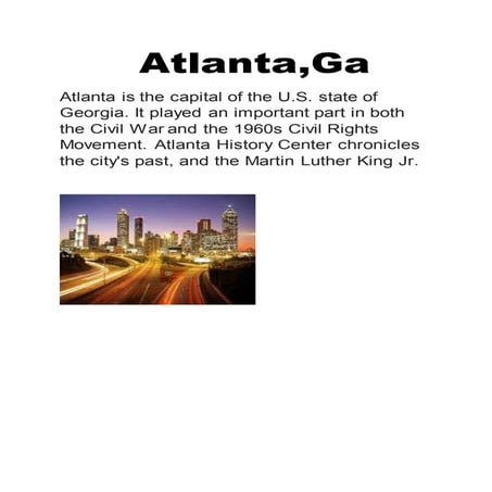 Atlanta word | PDF