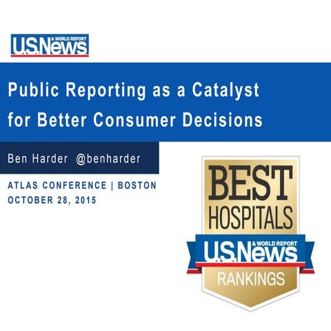 Public Reporting as a Catalyst for Better Consumer Decisions | PDF ...