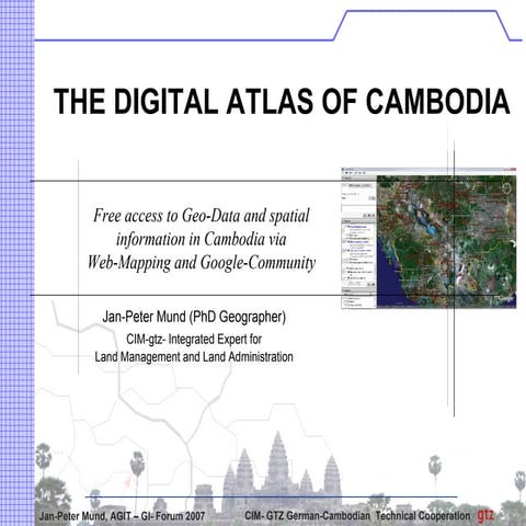 Atlas Of Cambodia 2007 | PPT