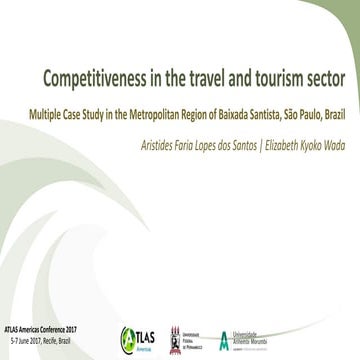 Competitiveness in the travel and tourism sector: multiple case study ...