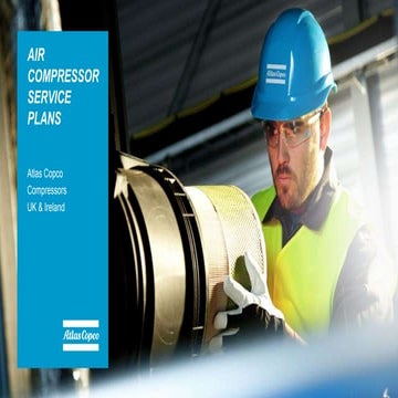 Air Compressor Service Plans by Atlas Copco | PPTX