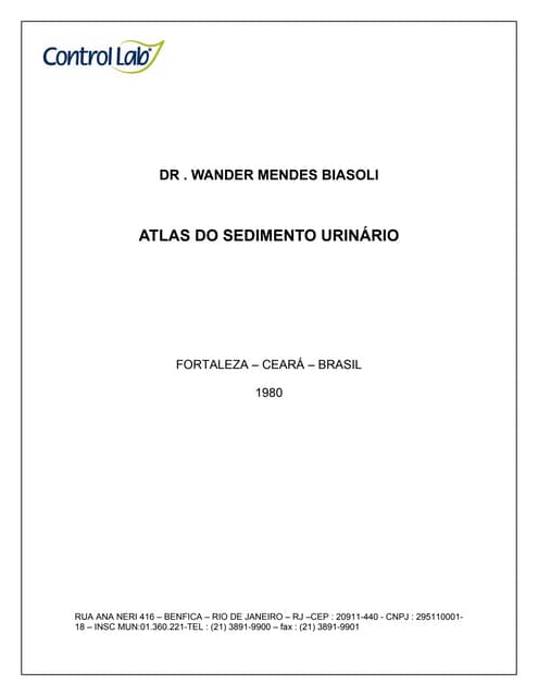 Atlas do exame de urina de rotina | PDF