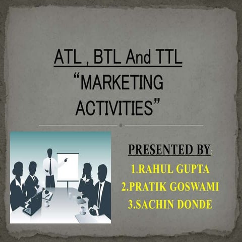 Atl, btl, ttl | PPTX