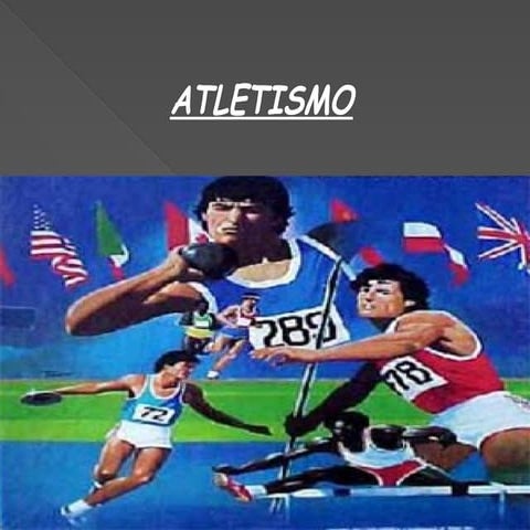 Historia del atletismo, distintas pruebas atléticas y sus componentes ...