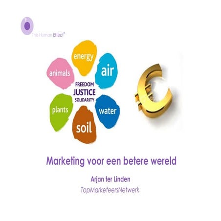 Waarden van Marketing voor een betere wereld tmn | PDF
