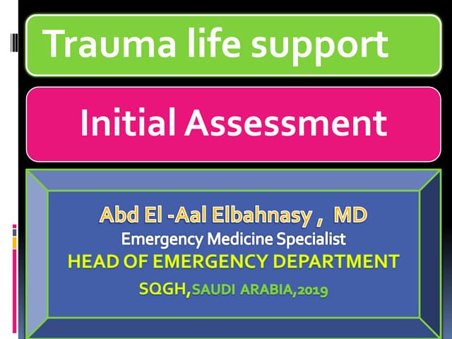 ATLS (Advanced Trauma Life Support) | PPTX