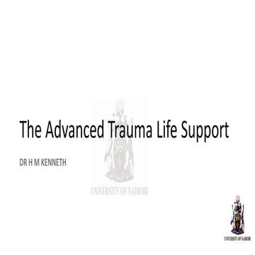 Advanced Trauma Life Support overview for medical students | PPT