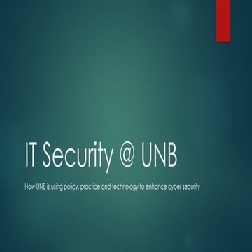 Atlantic Security Conference 2015 (AtlSecCon) Presentation on IT ...