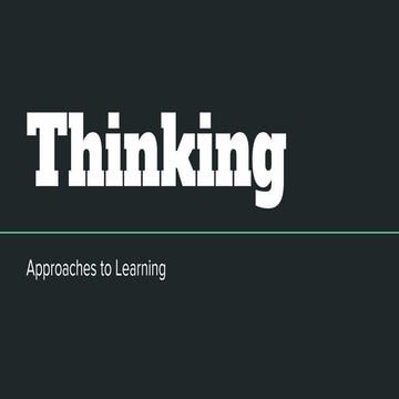 ATL : Thinking | PPTX