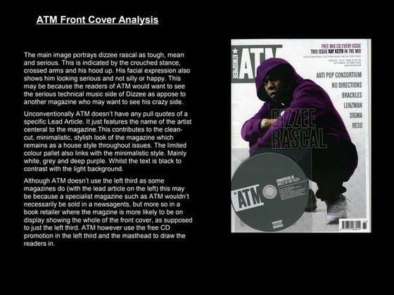 Analysis of fonts and colours | PPTX