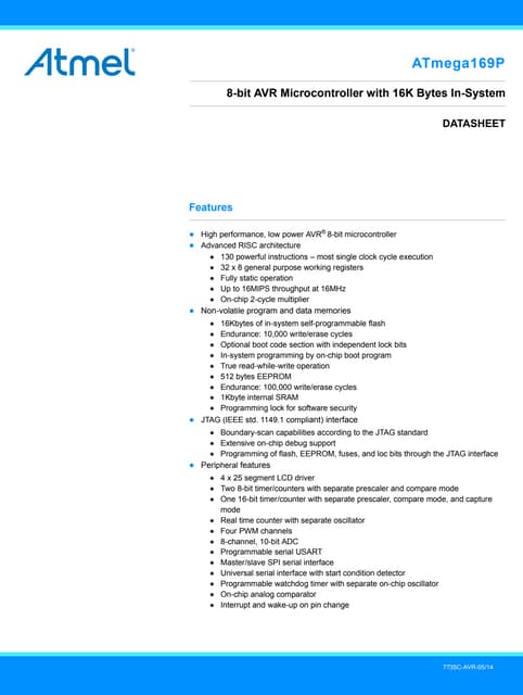 Atmega 328p | PDF | Computing | Technology & Computing