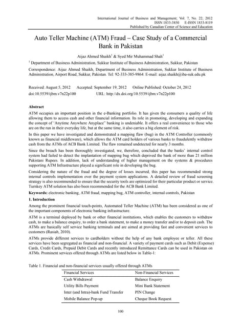 ATM and NDC Overview for eduction on ATM technology.pptx | Computing ...