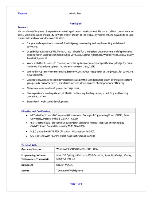 Usha_BuildandRelease_Resume | PDF