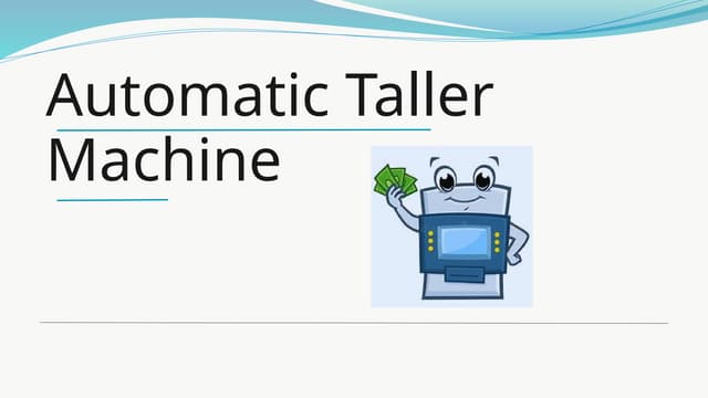 Atm simulation mini project using Python programming language | DOCX
