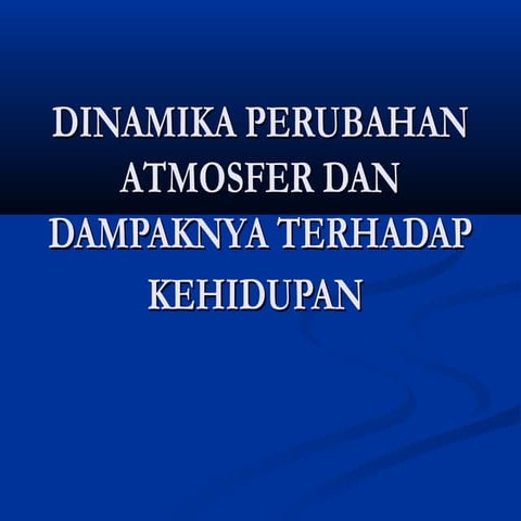 Atmosfer | PPT