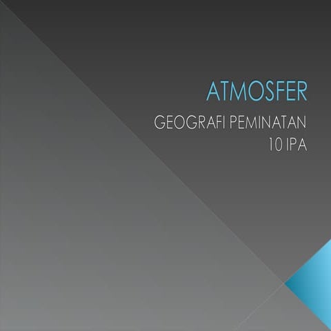 MATERI ATMOSFER KELAS X KURIKULUM MERDEKA | PPT