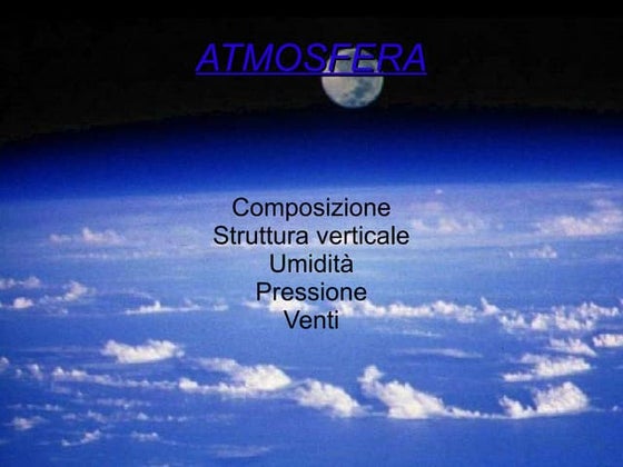 Mappa concettuale su strati atmosfera | DOCX