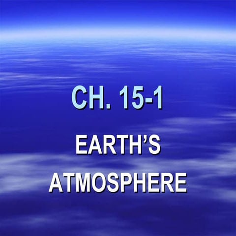 Atmosphere 15.1 | PPT