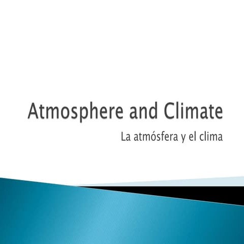 Atmosphere and Climate -Primary students | PPT
