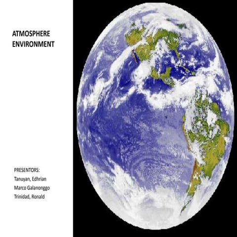 Atmosphere environment.envi sci | PPTX