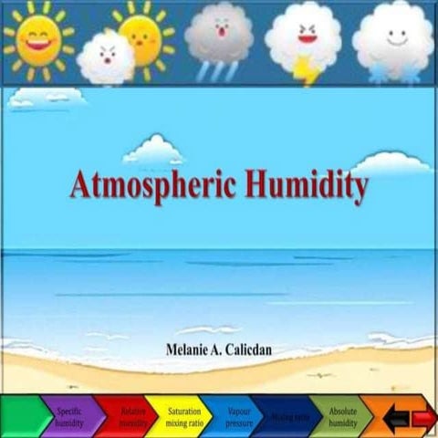 Atmospheric Humidity.pptx Atmospheric humidity | PPTX