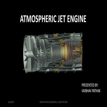 Atmospheric jet engines | PPTX