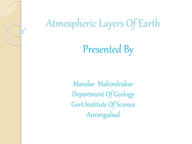 Layers of_atmosphere | PPT