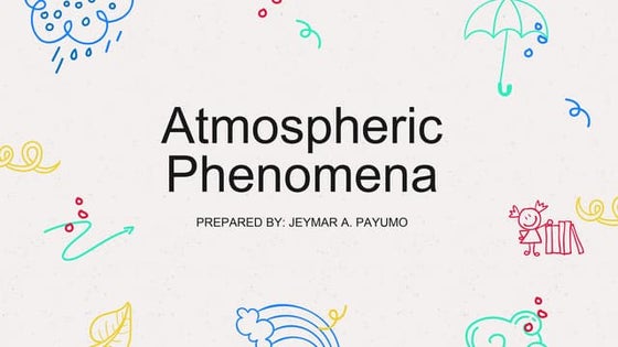 Common atmospheric phenomena | PPTX