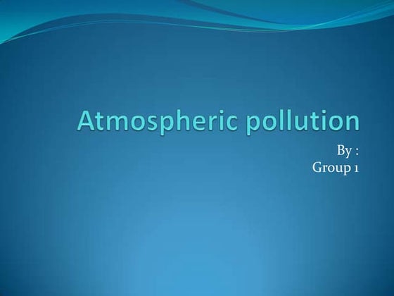 Air Pollution | PPT