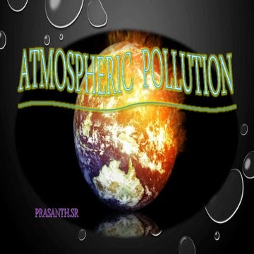 Atmospheric pollution | PPT