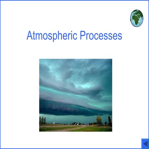 Atmospheric Processes AICE A Level Geography | PPT