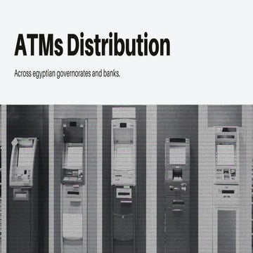 ATMs distribution in Egypt | PDF