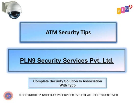 Bank security | PPTX | Business Banking & Finance | Business