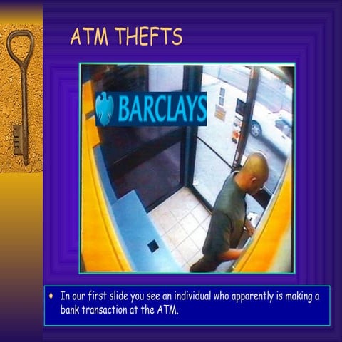 Atm thefts presentation | PDF
