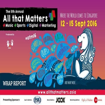 All That Matters 2016 wrap report | PPT