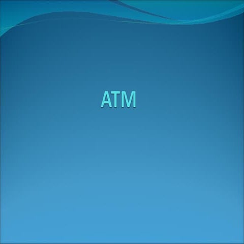Atm | PPT