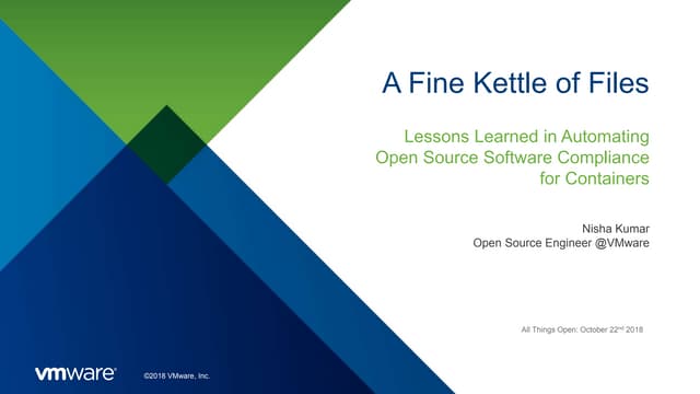 Lessons Learned In Automating Compliance For Containers Ppt