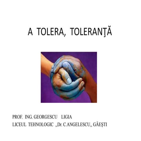 A tolera, tolera nu0162u0102 | PPT