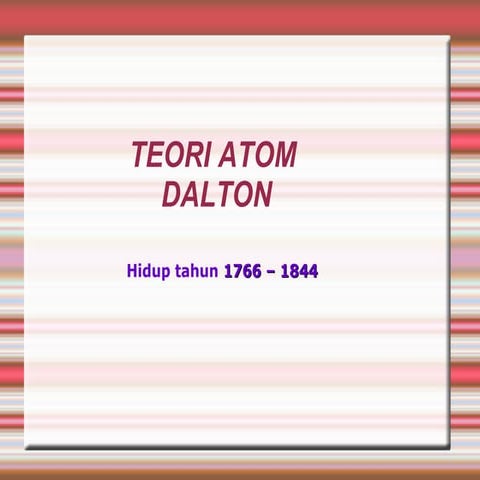 Atom dalton | PPT