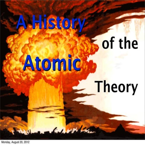 History of Atomic Theory | PDF