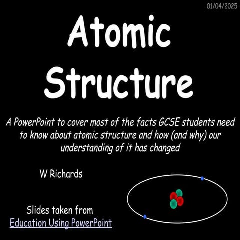 Atomic-structure igcse chemistry chapter 2pptx | PPTX